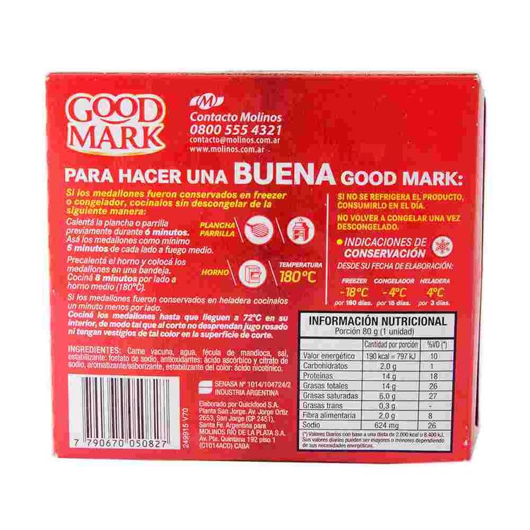 hamburguesas GOOD MARK de carne. - jumboargentina