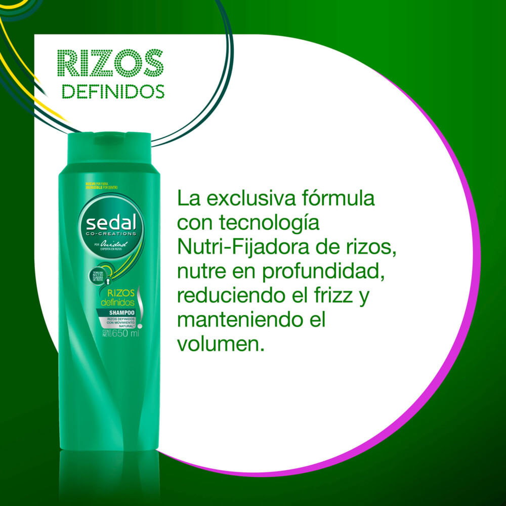 shampoo SEDAL rizos 650ml - jumboargentina