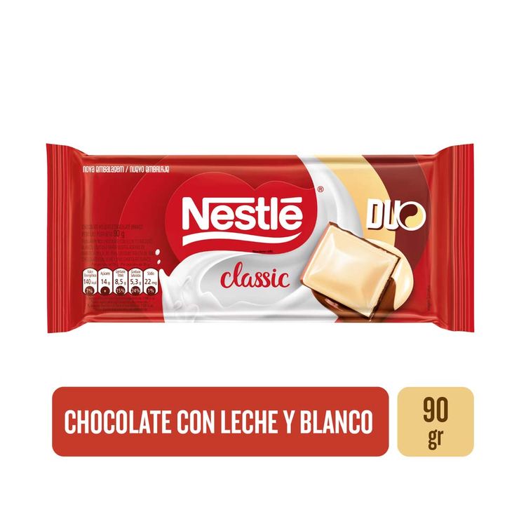 Chocolate NESTLE duo Classic x90gr - Jumbo