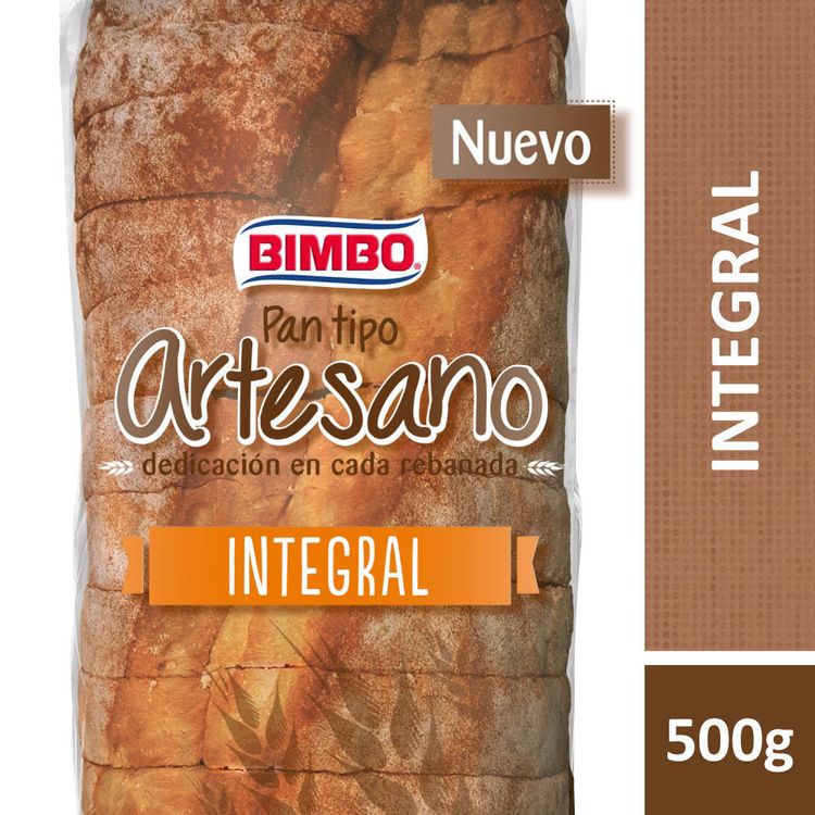Pan Integral Artesano BIMBO 500g - jumboargentina